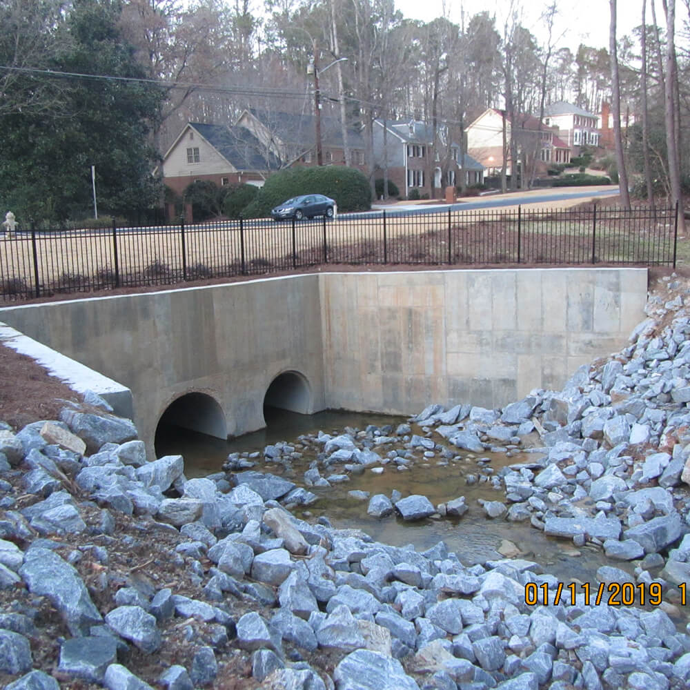 Flippen Trail紧急涵洞更换- Keck & Wood土木工程师，德卢斯，费耶特维尔GA，罗克山，北查尔斯顿SC - 巴西 瑞士 塞尔维亚